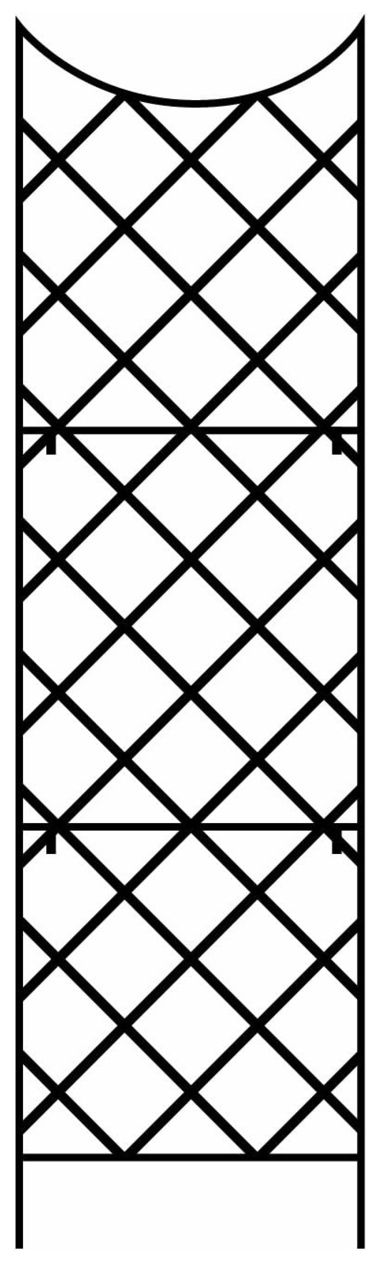 89655 Giant Trellis, Includes Wall-Mounting Brackets, 108-Inch Height ...