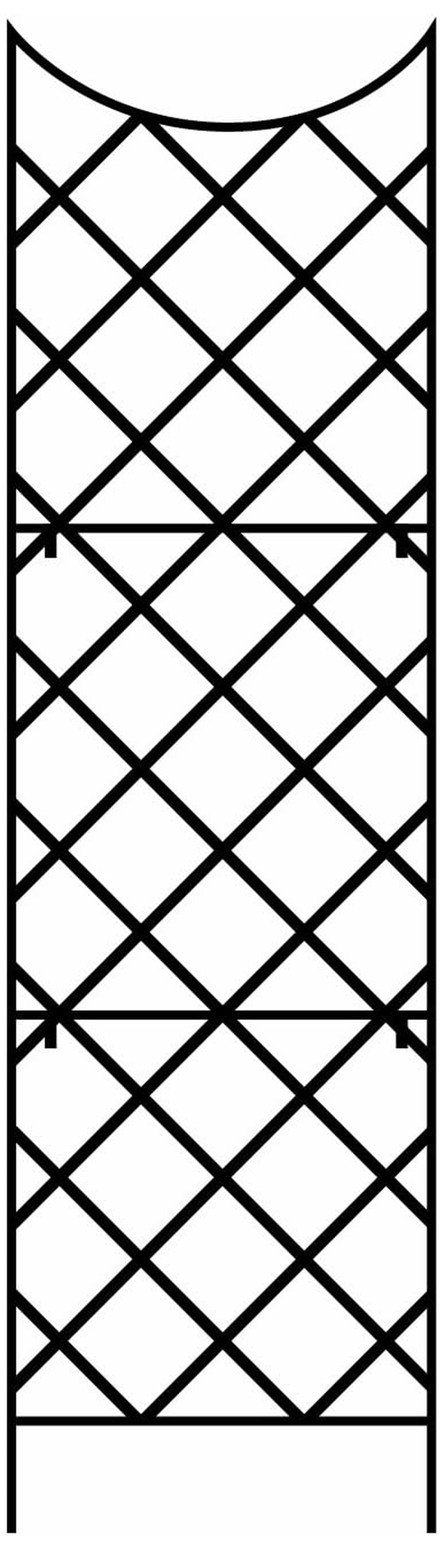 89655 Giant Trellis, Includes Wall-Mounting Brackets, 108-Inch Height ...