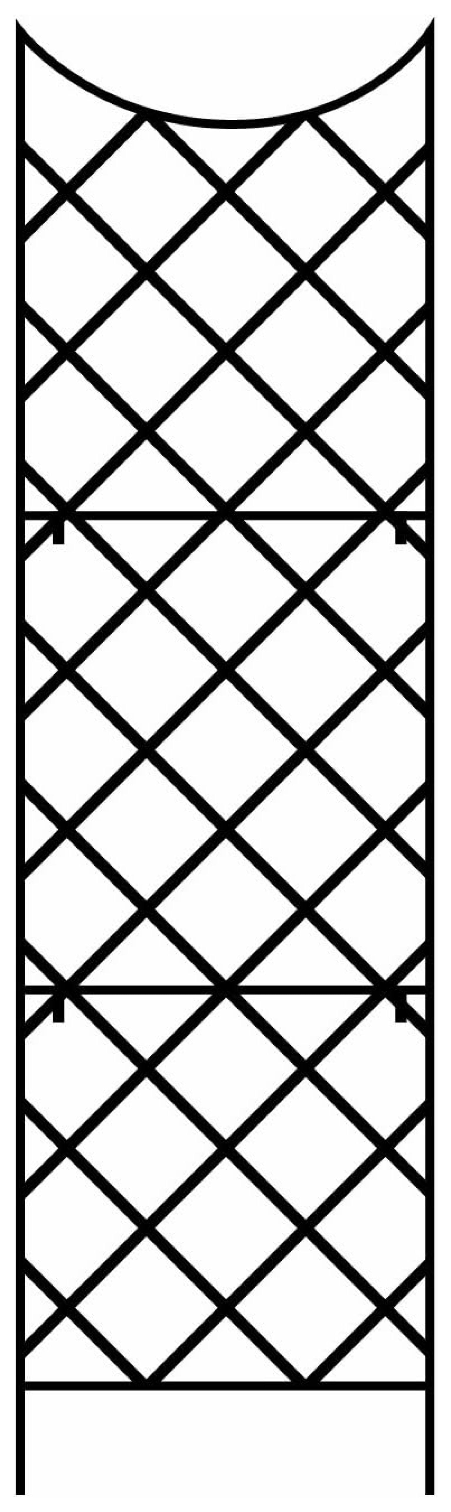 89655 Giant Trellis, Includes Wall-Mounting Brackets, 108-Inch Height ...