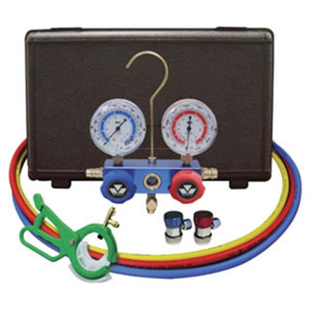 89661PRO Automotive R-134A Manifold Gauge Set With Free 3-In-1Can Tap ...