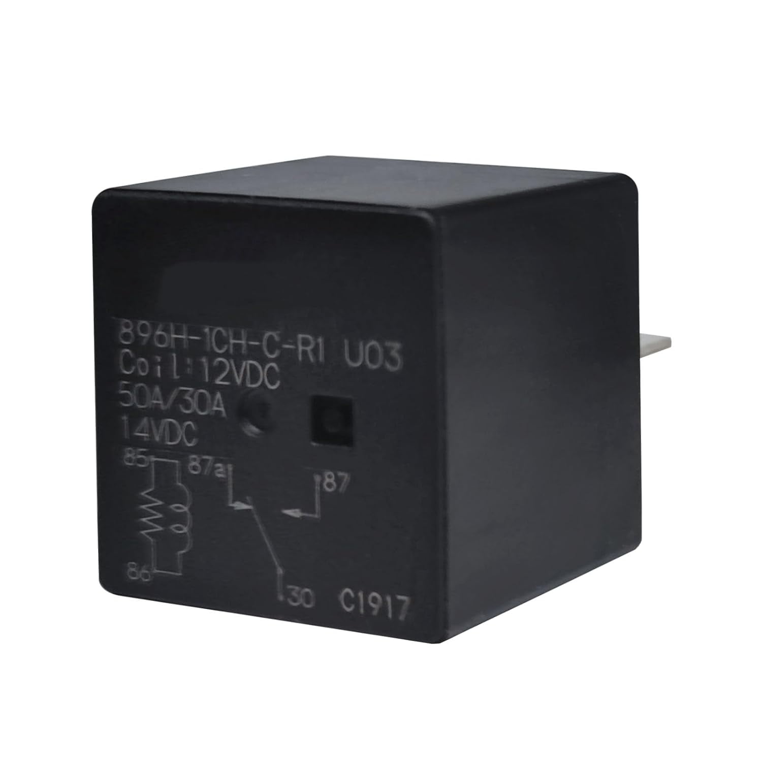896H-1CH-C-R1 U24 12VDC 50A Automotive Power Relay 5 Pins - Walmart.com