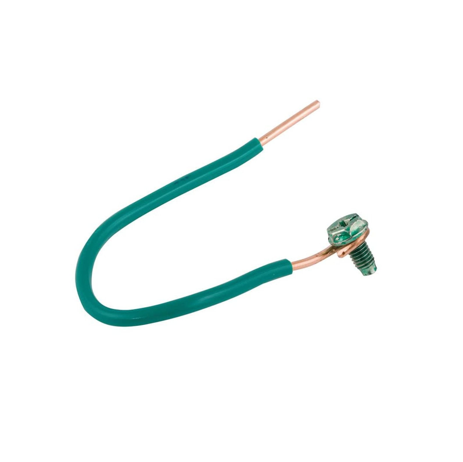 8983-1, Grounding Pigtails, 12 Solid Insulated Copper Wire, 6" Length ...