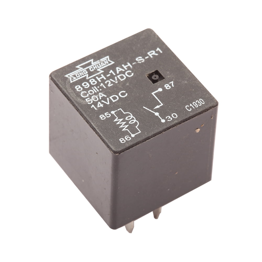 898H-1AH-S-R1 12VDC Automobile Relay 50A DC12V（1pcs） - Walmart.com