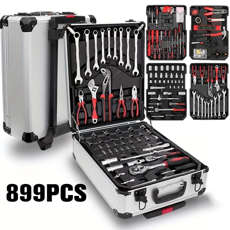 899-Piece Ultimate Tool Set – Large Metal Toolbox with 4 Drawers ...