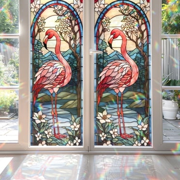 Frank Lloyd Wright Oak Park Playroom Window Stained Glass - 14" x 7.75 ...