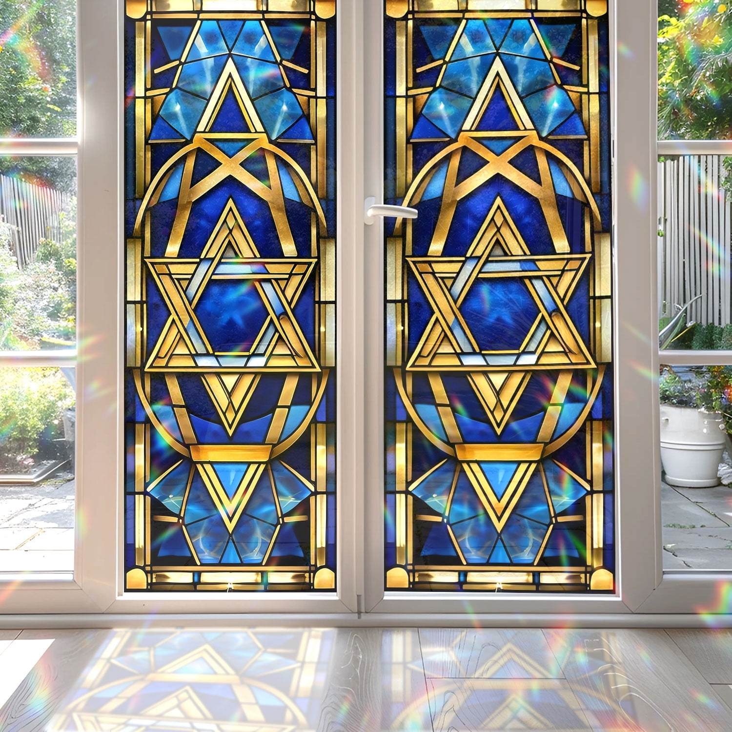 89Bloom 17.7 x39.4 Inches Decorative Star of David Jewish Symbol ...