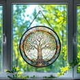89Bloom Birch Tree Window Hanging Stained Glass, Birch Tree Suncatchers ...