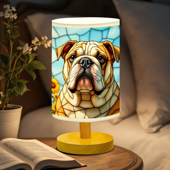 89Bloom Bulldog Table Lamp LED 3-Color Pressed Bedside, Bulldog Shade ...