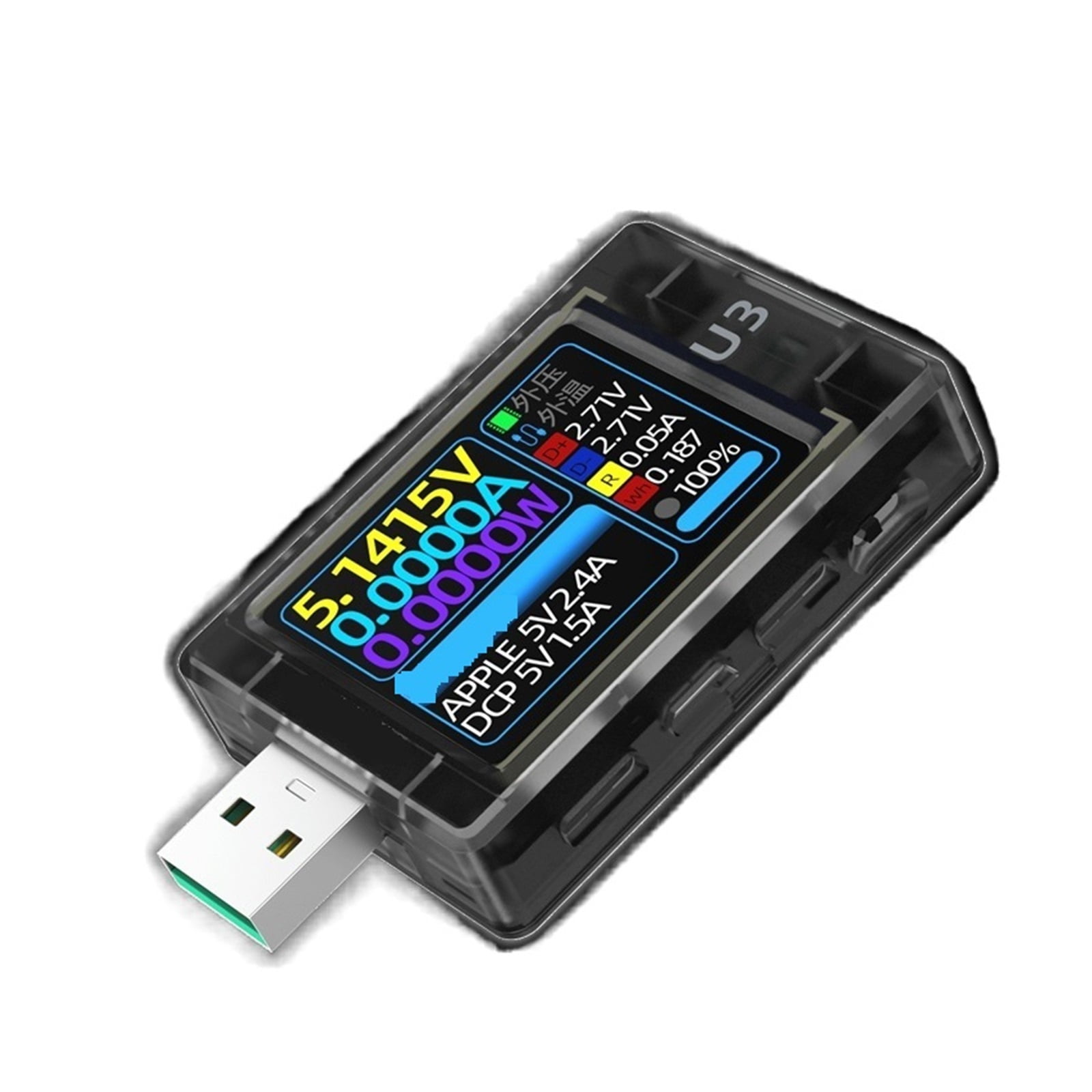 8A Ripple Spectrum USB Tester Voltage Current Meter QC5 PD3.1 PPS Fast ...