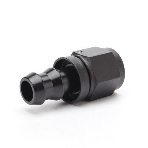 8AN AN 8 AN-8 Straight Swivel Oil Fuel Gas Line Hose End Adaptor Aluminum Black - Walmart.com