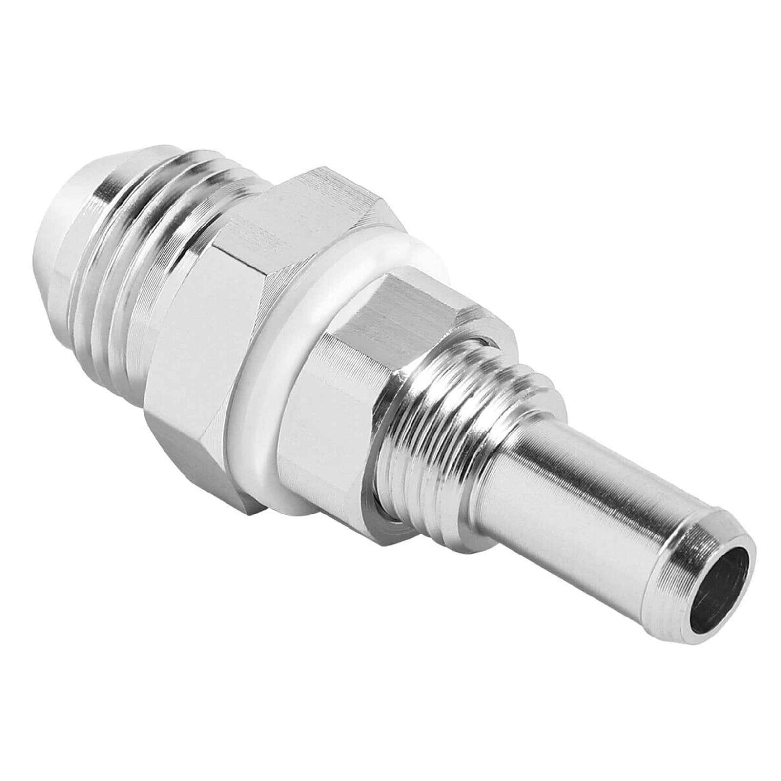 8AN Male Flare Bulkhead to 3/8 Hose Barb Adapter Aluminum Fitting for ...