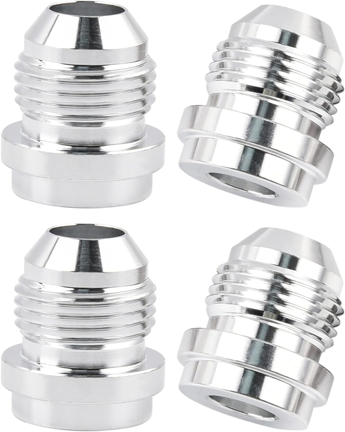 8AN Male Weld on Bung Fitting Aluminum 4PCS - Walmart.com