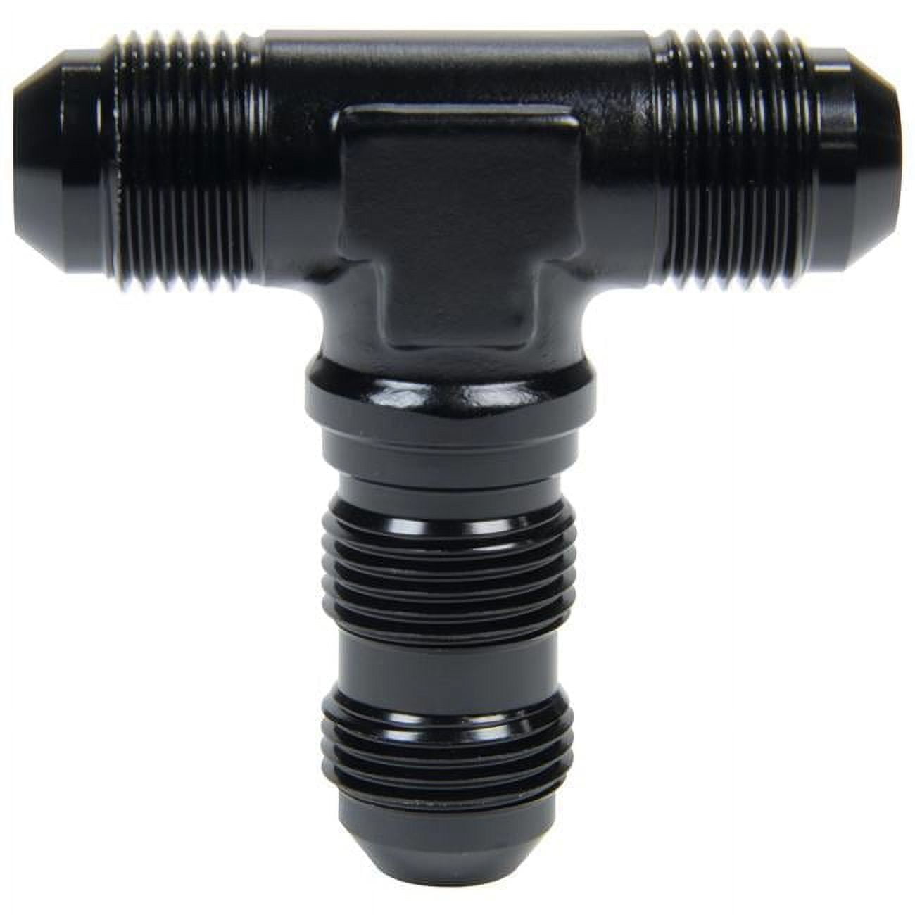 8AN Tee on the Side Bulkhead Fuel Fitting, Black - Walmart.com