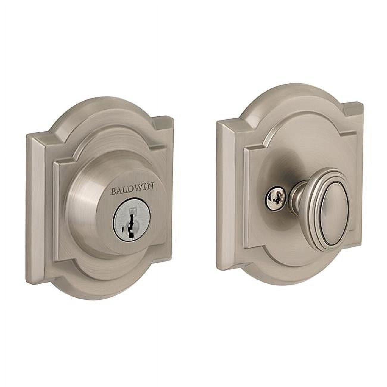 8BR0704006 Single Cylinder Deadbolt Thick Door Kit Bright Chrome Finish ...