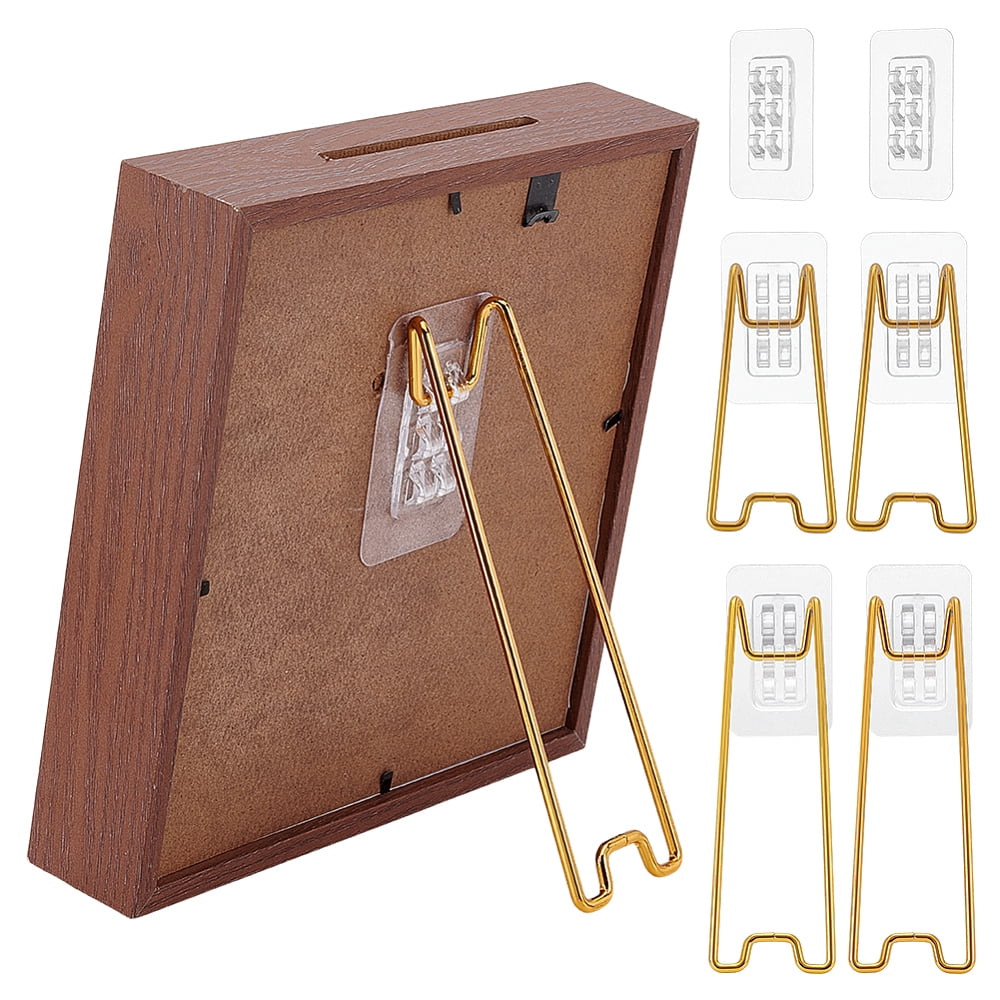 8Bags 2 Styles Iron Photo Frame Display Stands Easels Picture Frame ...