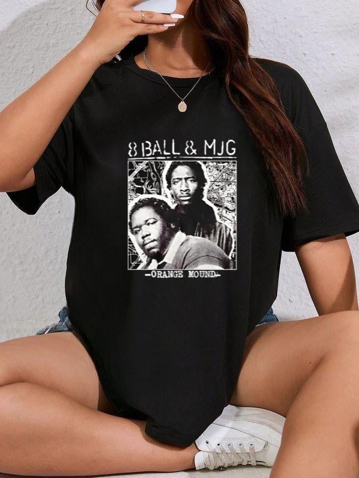 8Ball & MJG Southern Hip Hop Rap Duo On Top of the World Fan T-Shirt ...