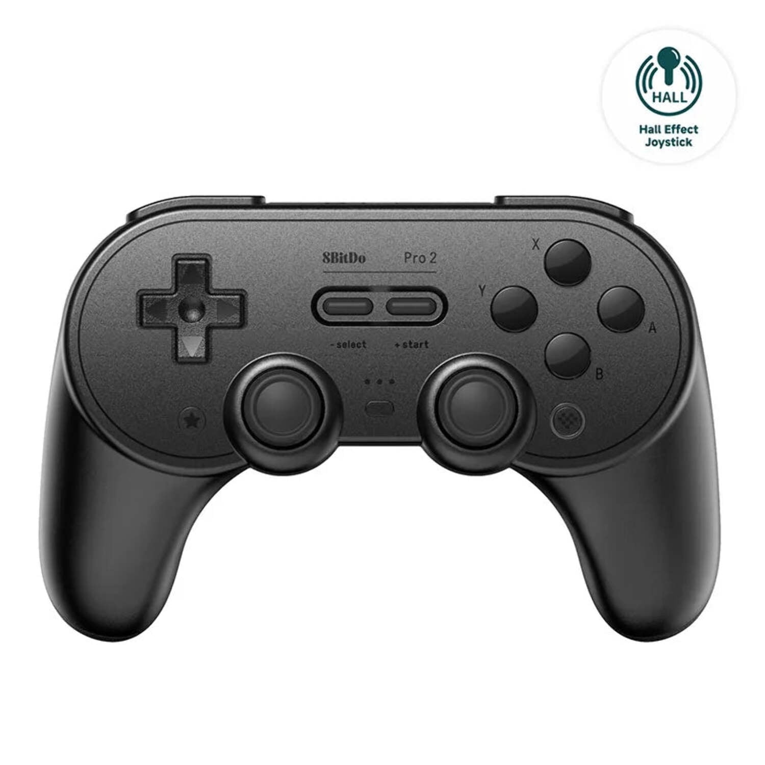 8BitDo New Pro 2 Bluetooth Gamepad with Hall Effect Joystick for Nintendo Switch, PC, macOS ...