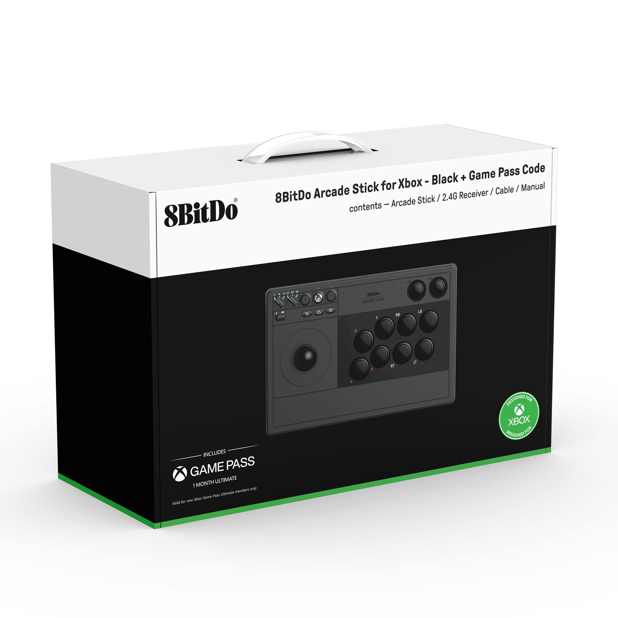 8Bitdo Arcade Stick for Xbox Series X/S, Xbox One Wireless 2.4G Arcade ...