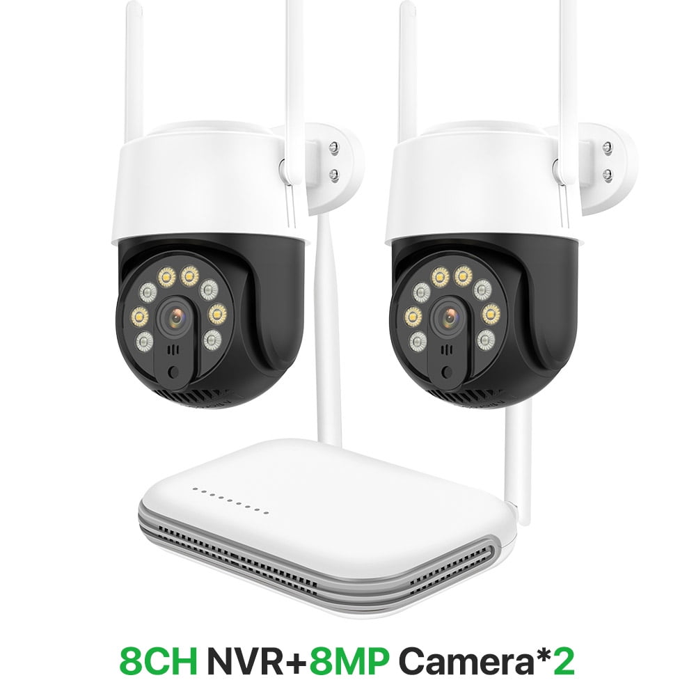 8CH WiFi NVR Recorder PTZ Waterproof Camera 8MP IP Auto Tracking Camera ...
