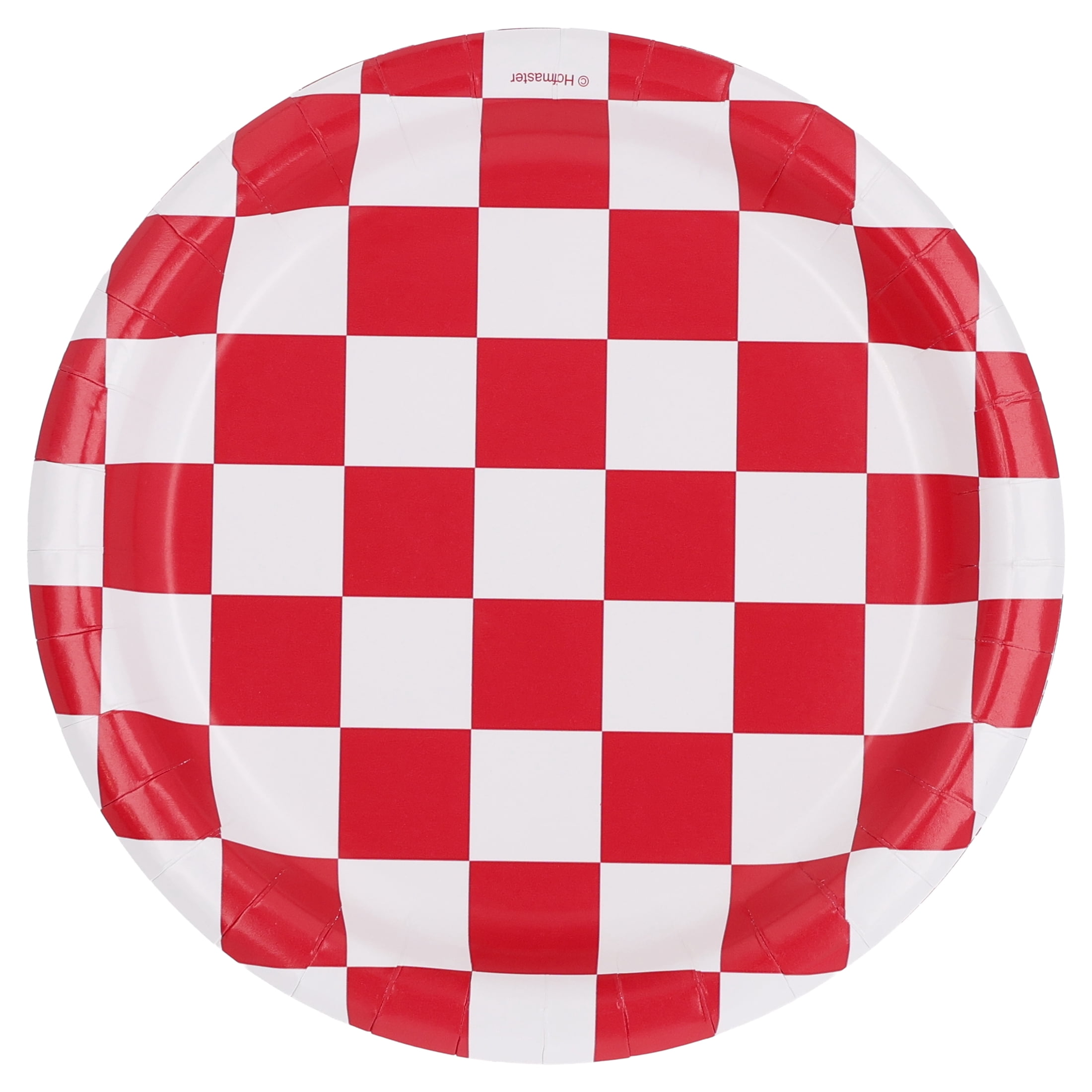 Way to Celebrate Patriotic Grill Disposable Lunch Paper Plates, Red and ...
