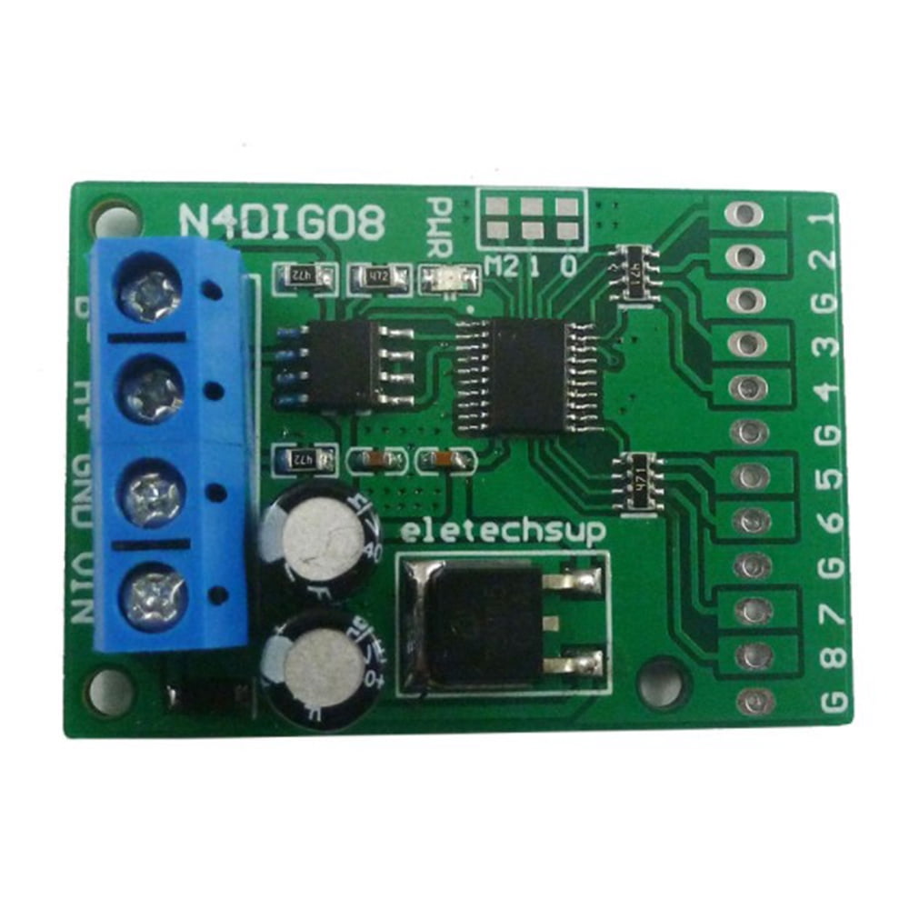 8ch Inputoutput Digital Switch Ttl Lvttl Cmos Rs485 Io Control Module Modbus Rtu Board For Plc