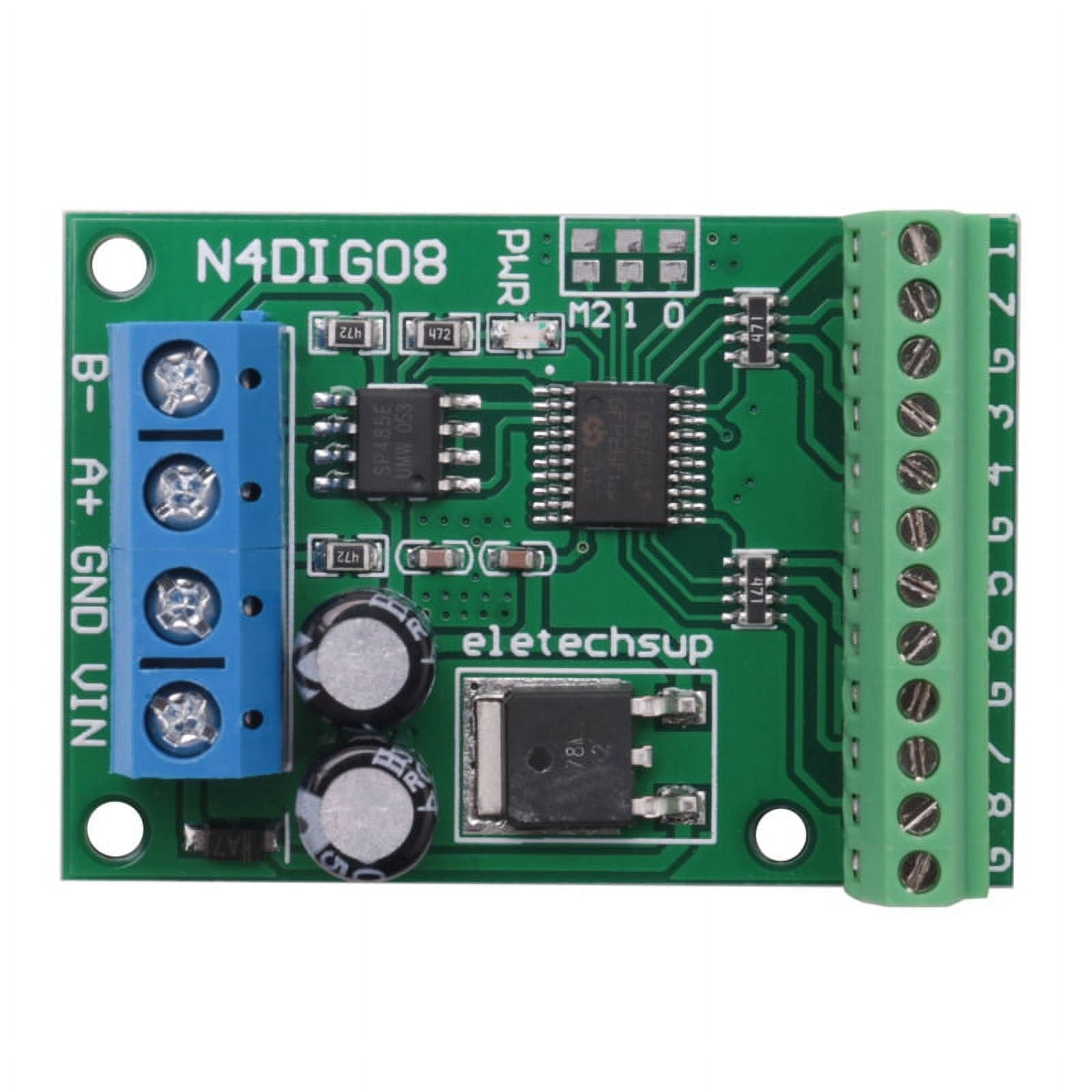 8ch Inputoutput Digital Switch Ttl Lvttl Cmos Rs485 Io Control Module Modbus Rtu Board For Plc