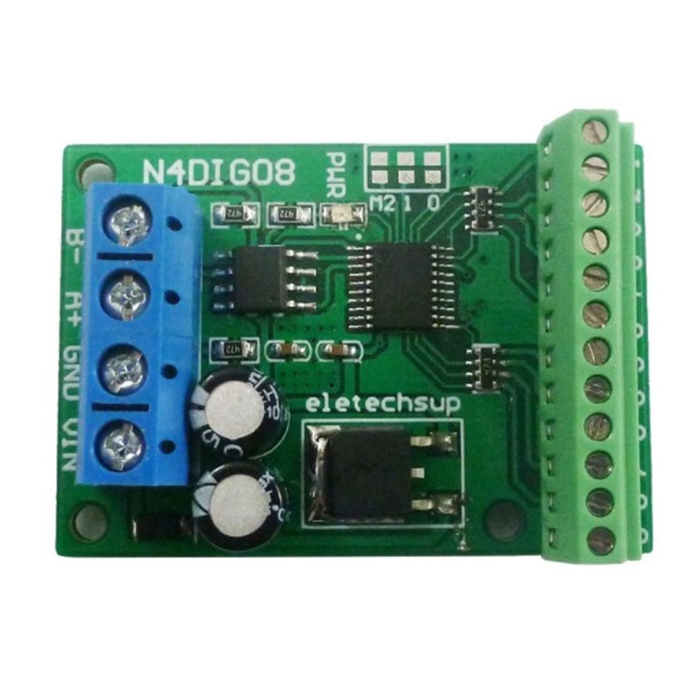 8ch Inputoutput Digital Switch Ttl Lvttl Cmos Rs485 Io Control Module Modbus Rtu Board For Plc
