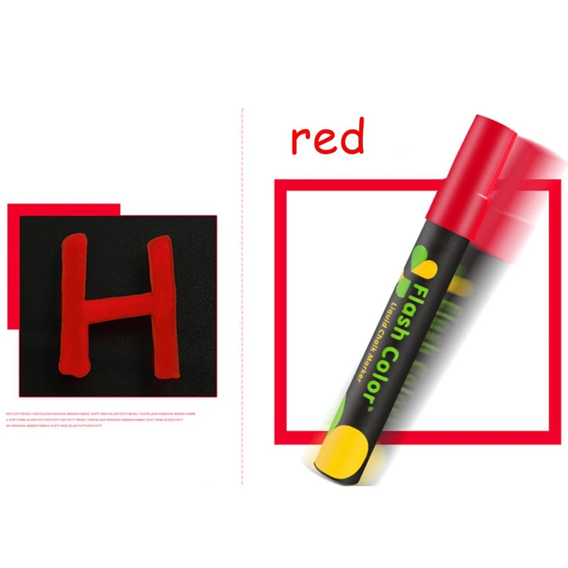 8Color 3*6mm Liquid Chalk Erasable Highlighter Fluorescent Marker Pen ...
