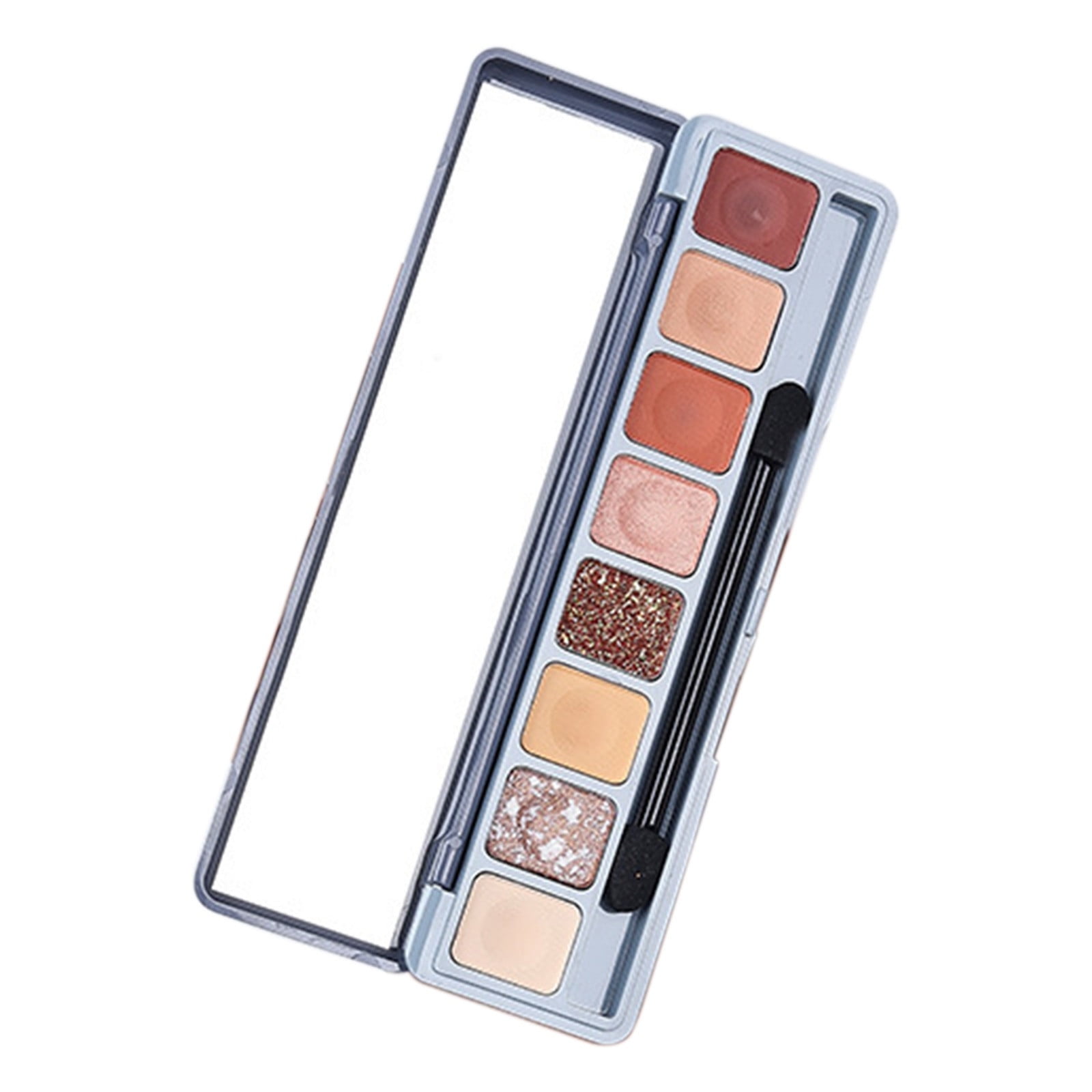 8Color Fingertip Eye Shadow Flash Powder Pearl Light Portable Multi ...