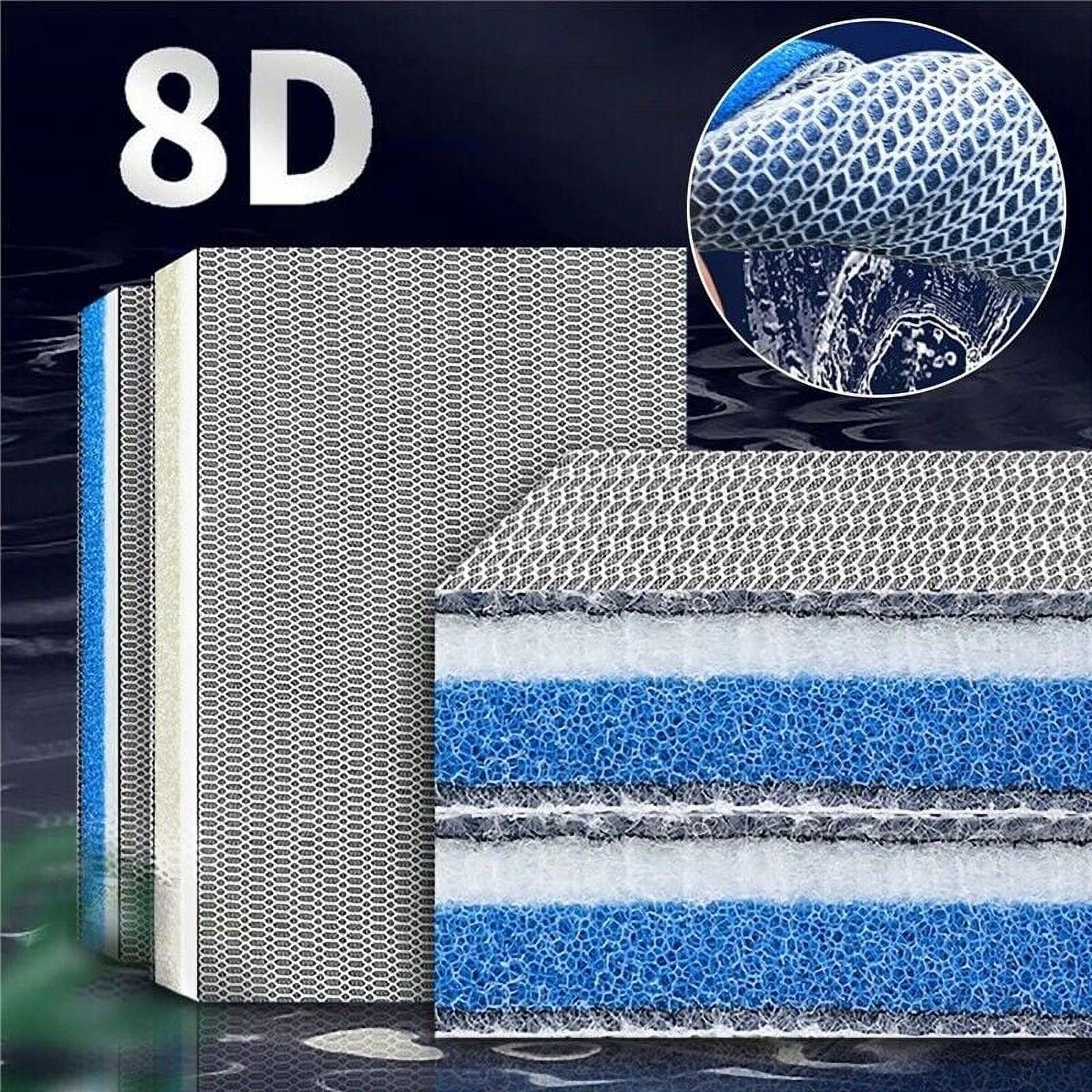 8D Aquarium Filter Media 8 Layer Filter Pads Bio Sponge Foam for Fish ...