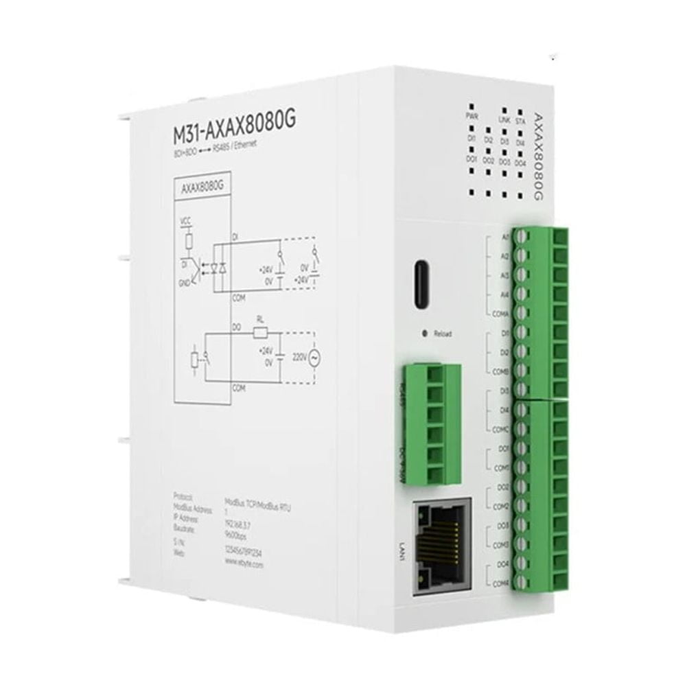 8Di+8Do Distributed Remote For Io Module Analog Switch Acquisition For Modbus - Walmart.com