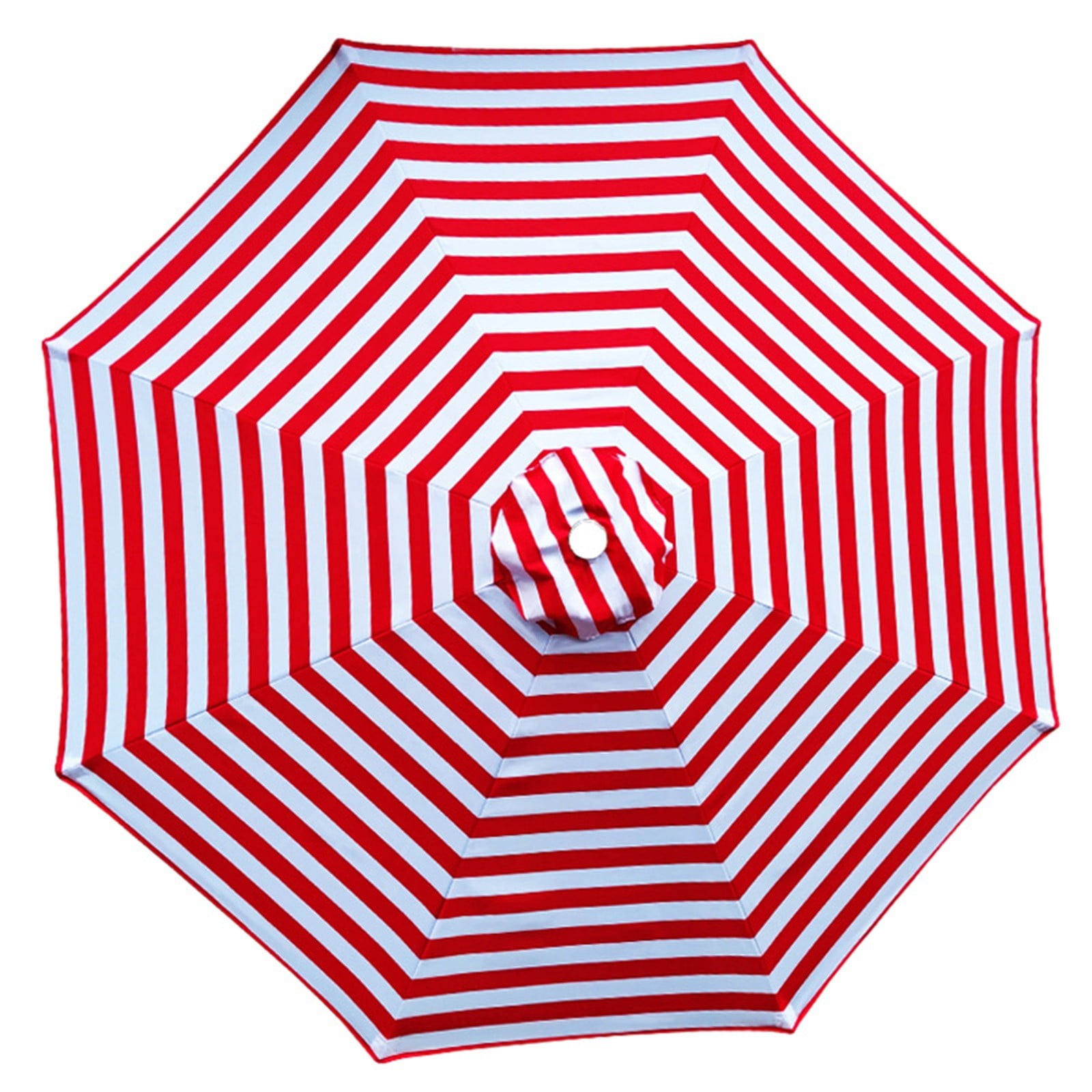8FT 8 Rib Patio Umbrella Canopy UV Resistant - Deep Red - Walmart.com