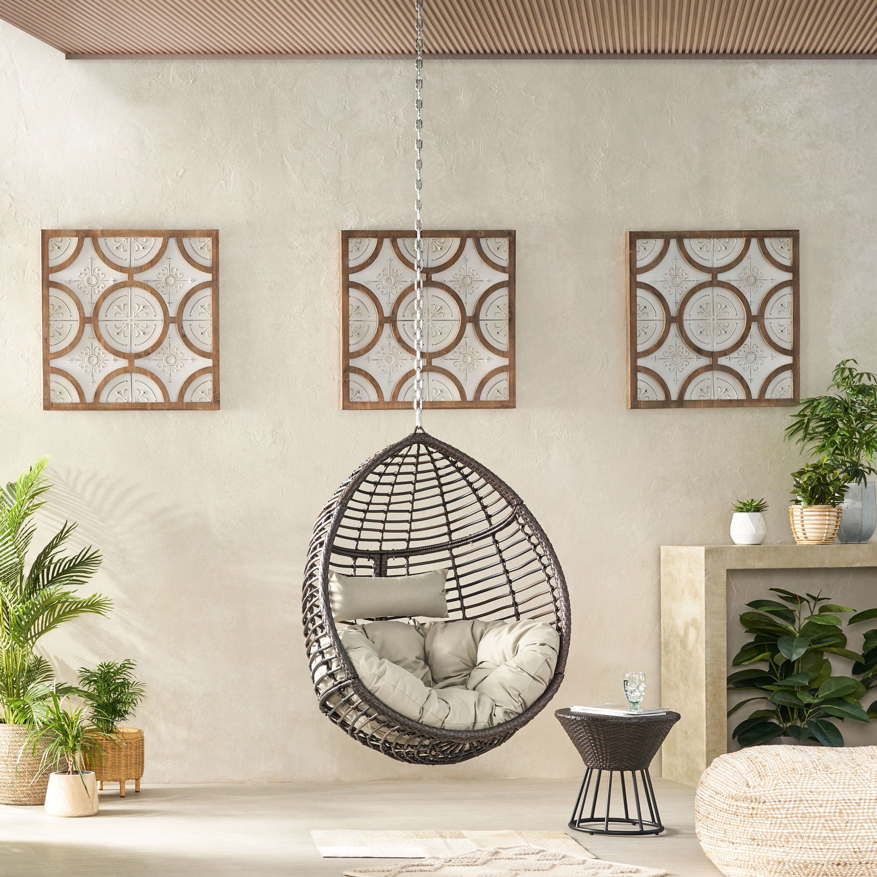 8FT Chain Teardrop Chair / Cozy Outdoor Relaxation Spot - Walmart.com