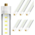 8FT LED Bulbs, Super Bright 72W 9000lm 5000K, T8 T10 T12 LED Tube ...