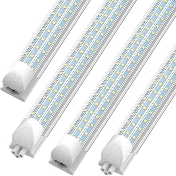 8FT LED Shop Light, 90W 11700LM 6000K Cool White, Super Bright 300° D ...