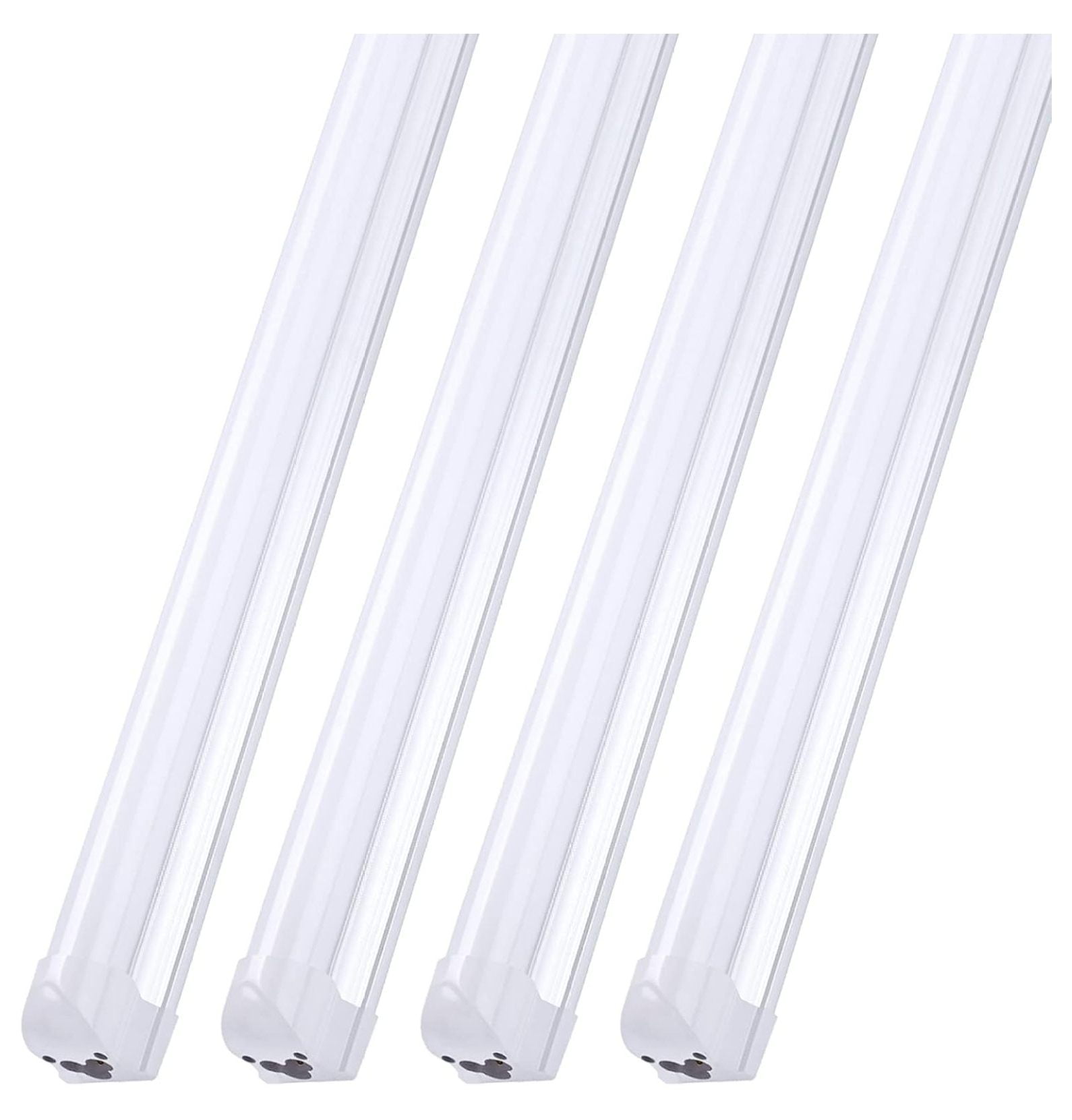 8FT LED Shop Light Fixture, 72W 6000K Frosted Cover, Fluorescent Tube ...