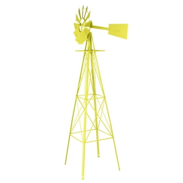8FT Ornamental Windmill, Outdoor Backyard Garden Decoration Weather ...
