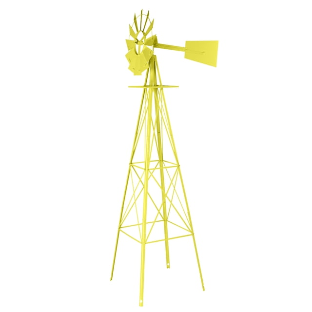 8FT Ornamental Windmill, Backyard Garden Decoration Weather Vane, Heavy ...