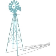 Costway 8 ft Ornamental Windmill with 4 Support Legs Decorative ...