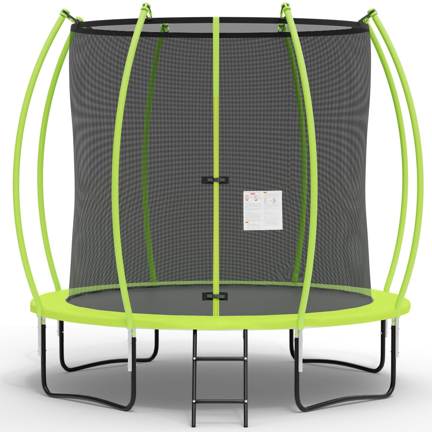 8FT Outdoor Trampolines for Kids and Adults, Recreational Trampoline ...