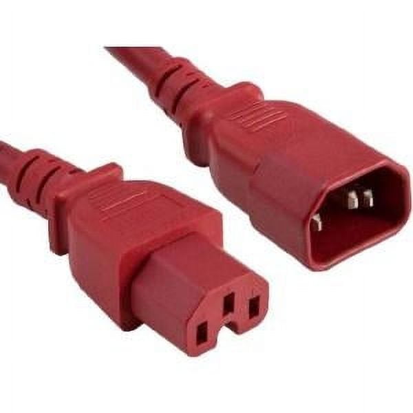 8FT RED C14 TO C15 POWER EXTENSION CORD - Walmart.com