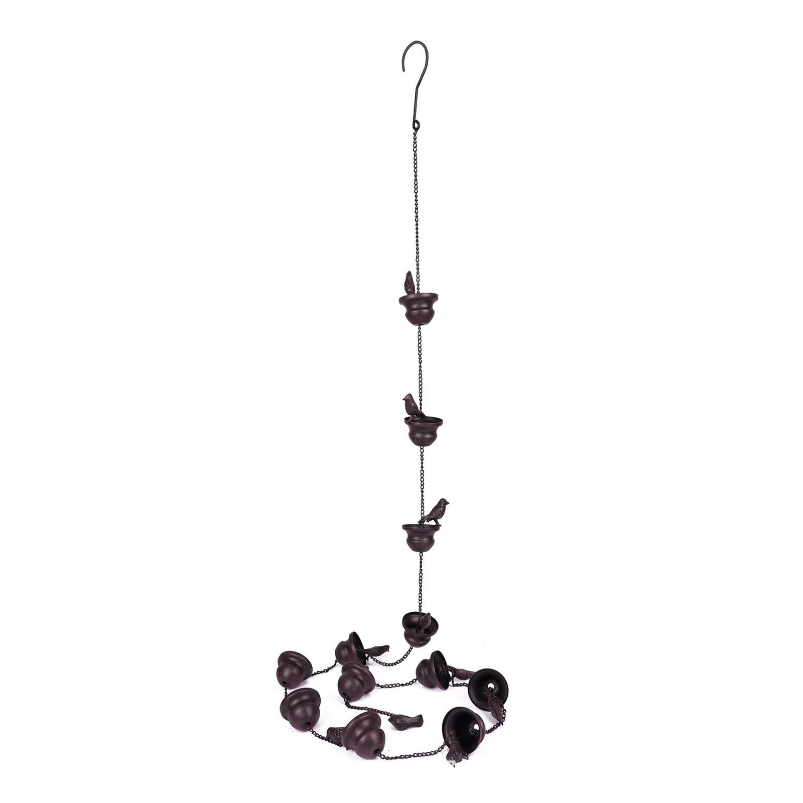 8FT Rain Chain Hummingbird Rain Chains For Gutters Replacement ...