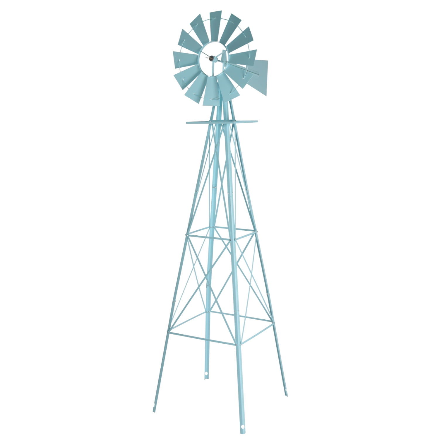 8FT Weather Resistant Windmill, Outdoor Garden Metal Windmills Weather ...