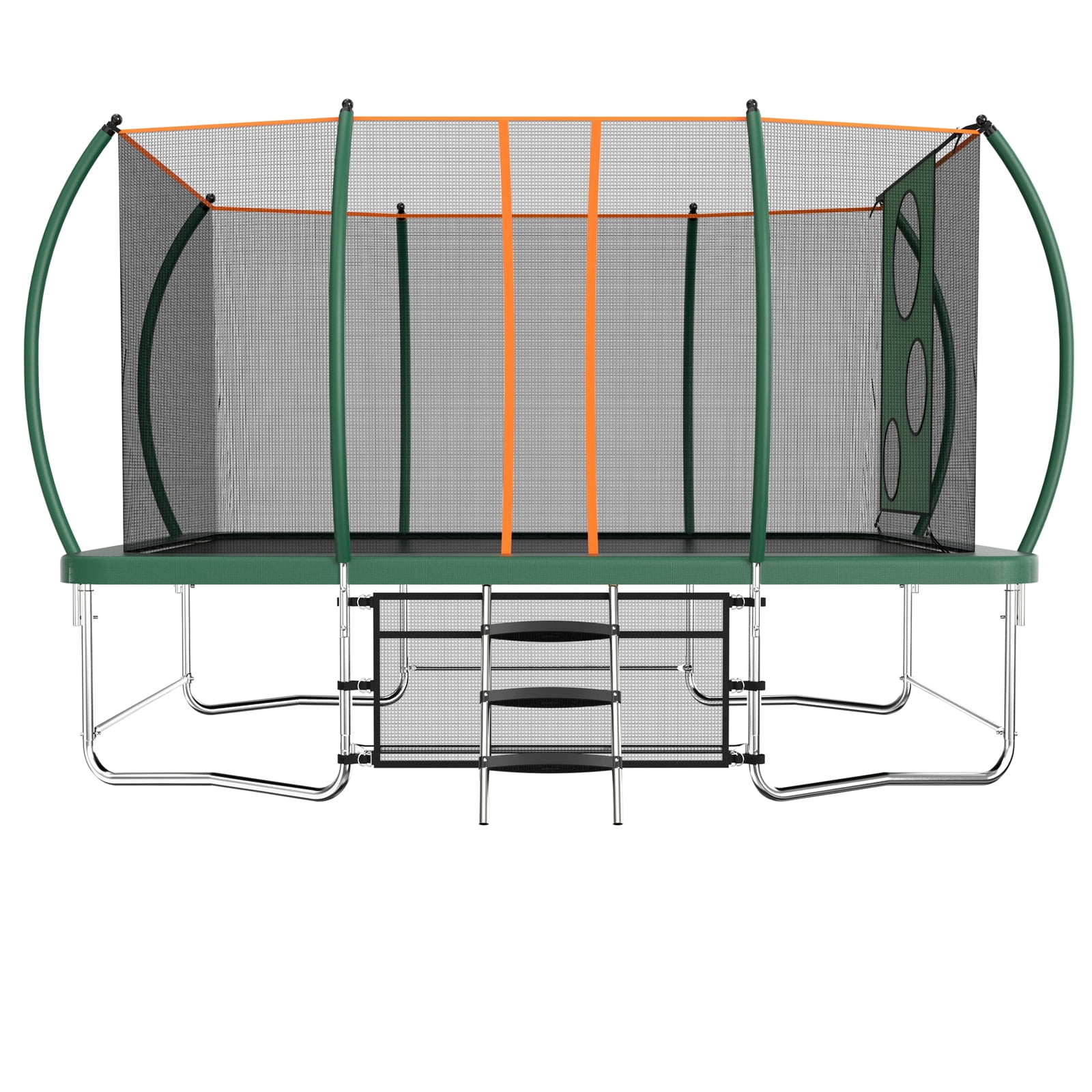 8FT x 14FT ASTM Certified Trampoline, Outdoor for Kids & Adults, Net ...