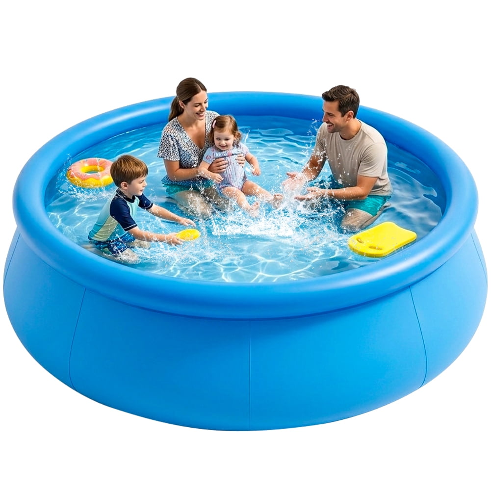 8FT x 30IN Inflatable Above Ground Pool for Family - Walmart.com