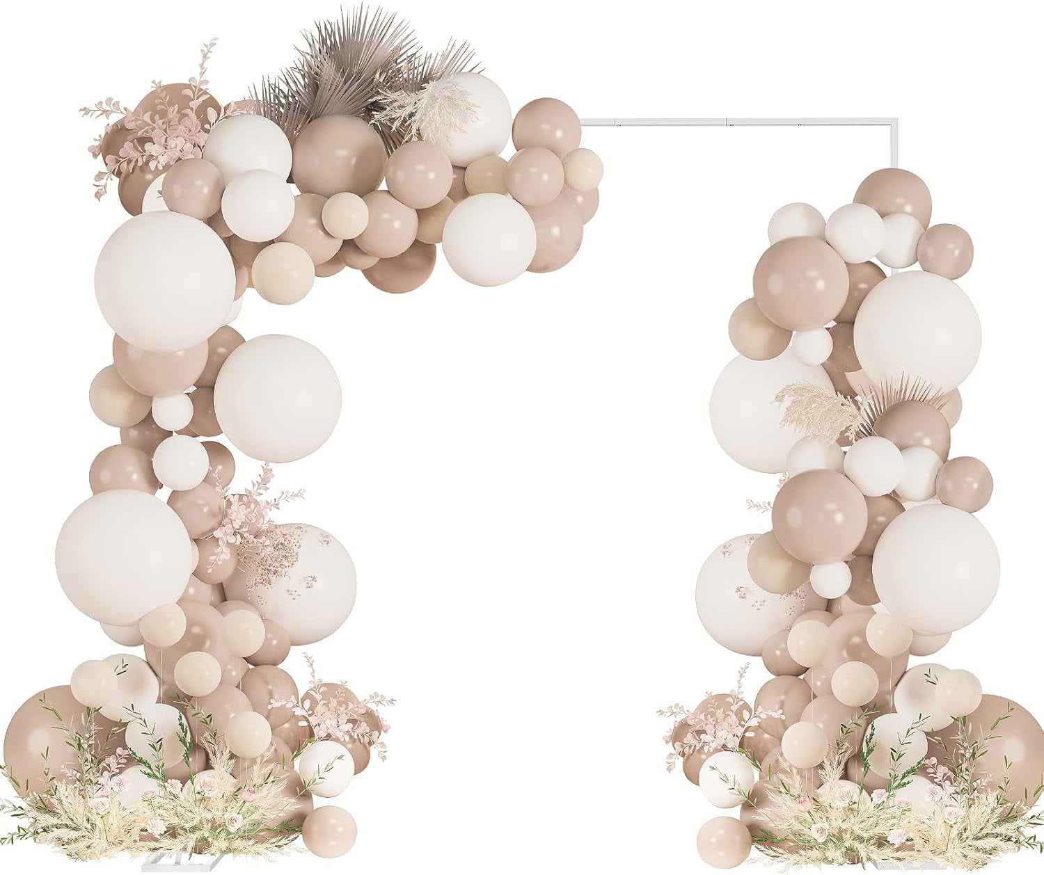 8FT x 8FT Wedding Arches for Ceremony, Square Metal Balloon Arch Stand ...