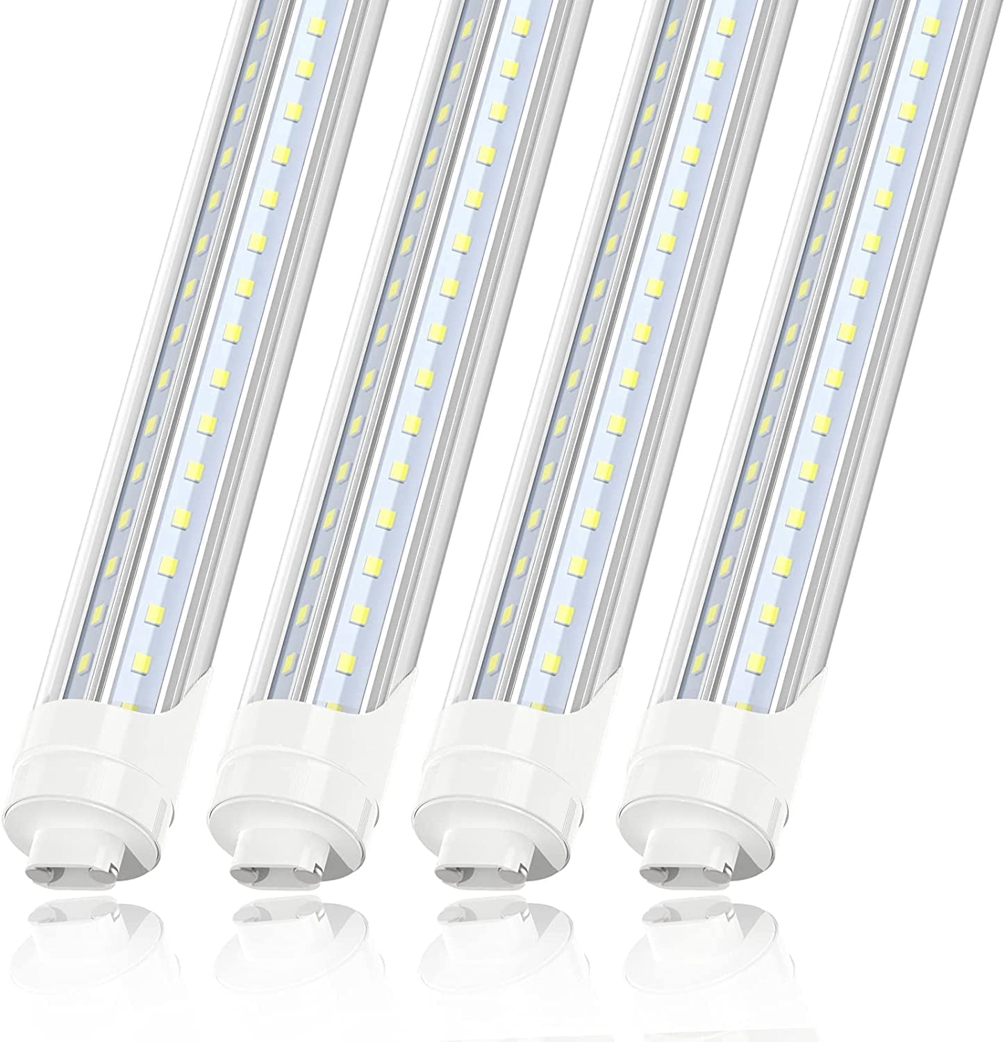 8Ft HO LED Tube Light Bulbs,Bi-pin R17D Dual End Powered, V Shape 90W ...