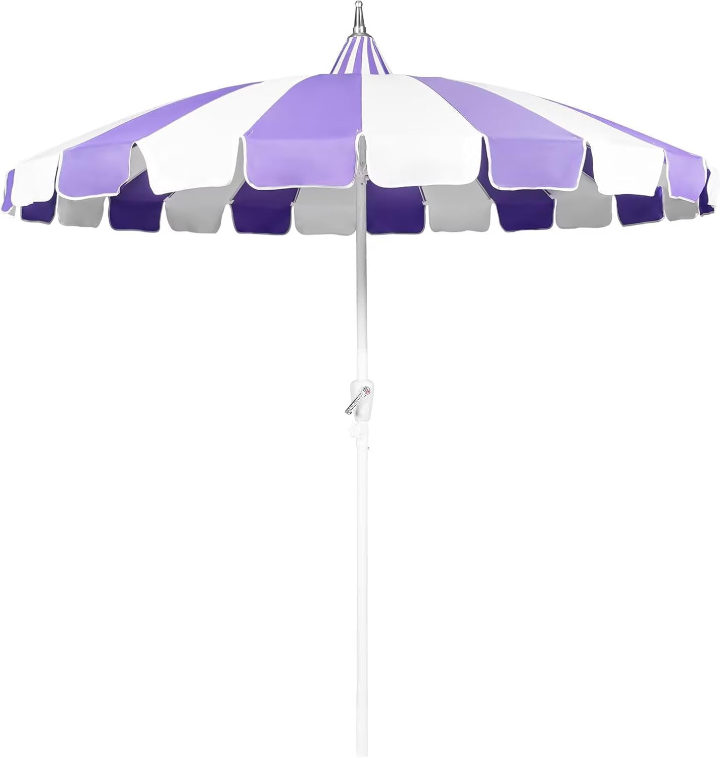 8Ft Patio Pagoda Umbrella, UV Protect Pool Umbrellas with Heavy Duty ...