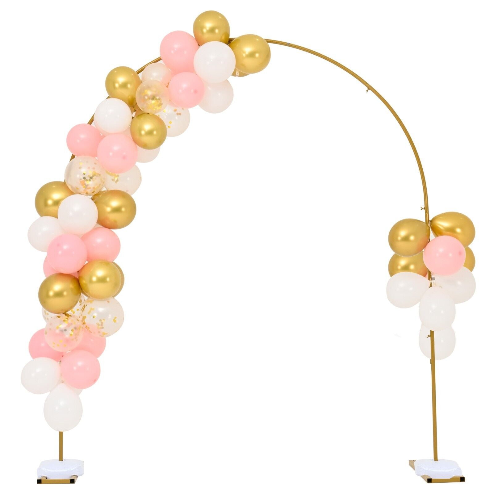 8Ft Wedding Flowers Balloons Arch Backdrop Stands Frame Bridal Baby ...