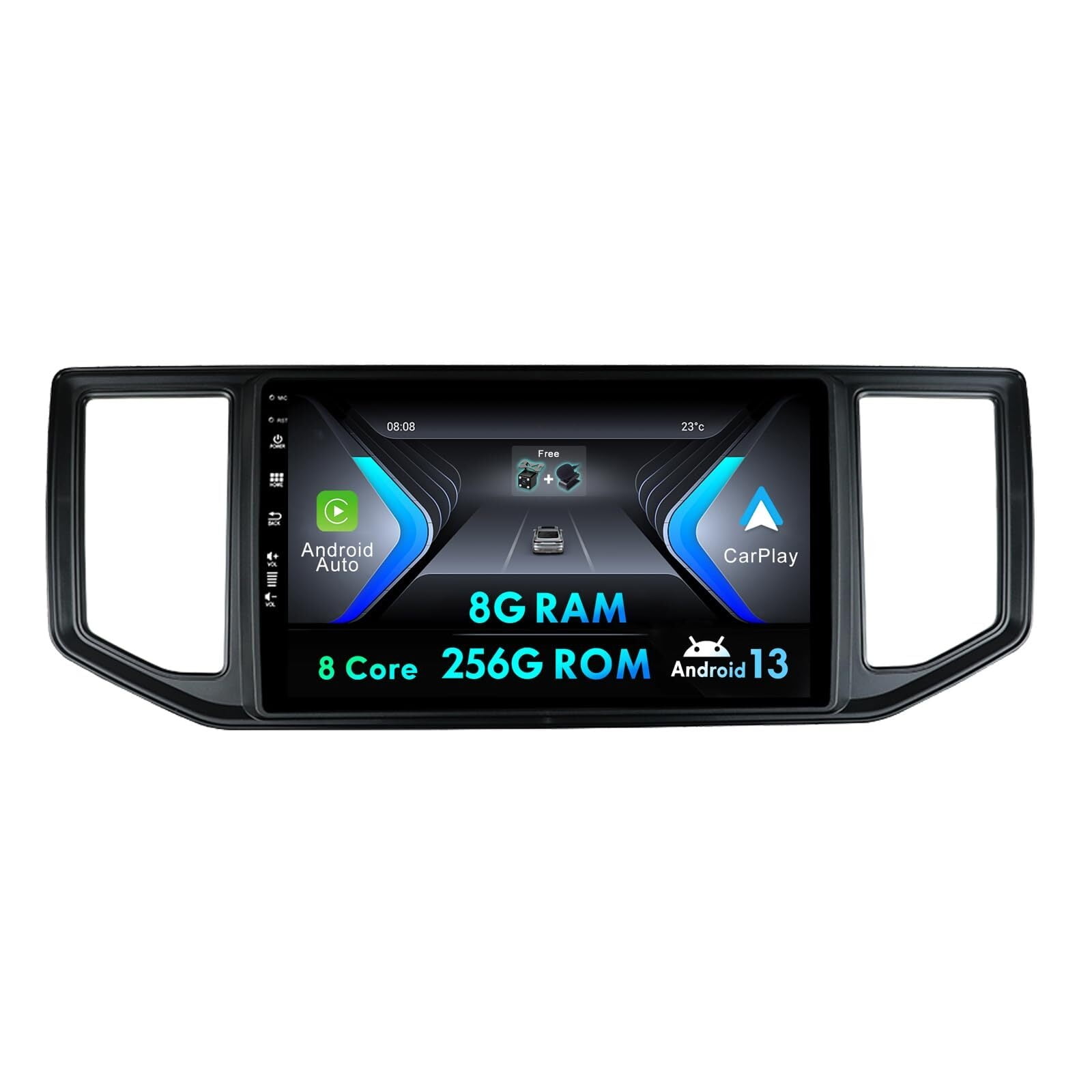 [8G+256G] IPS 10" Car Stereo Radio Player Android For VW Amarok Crafter ...